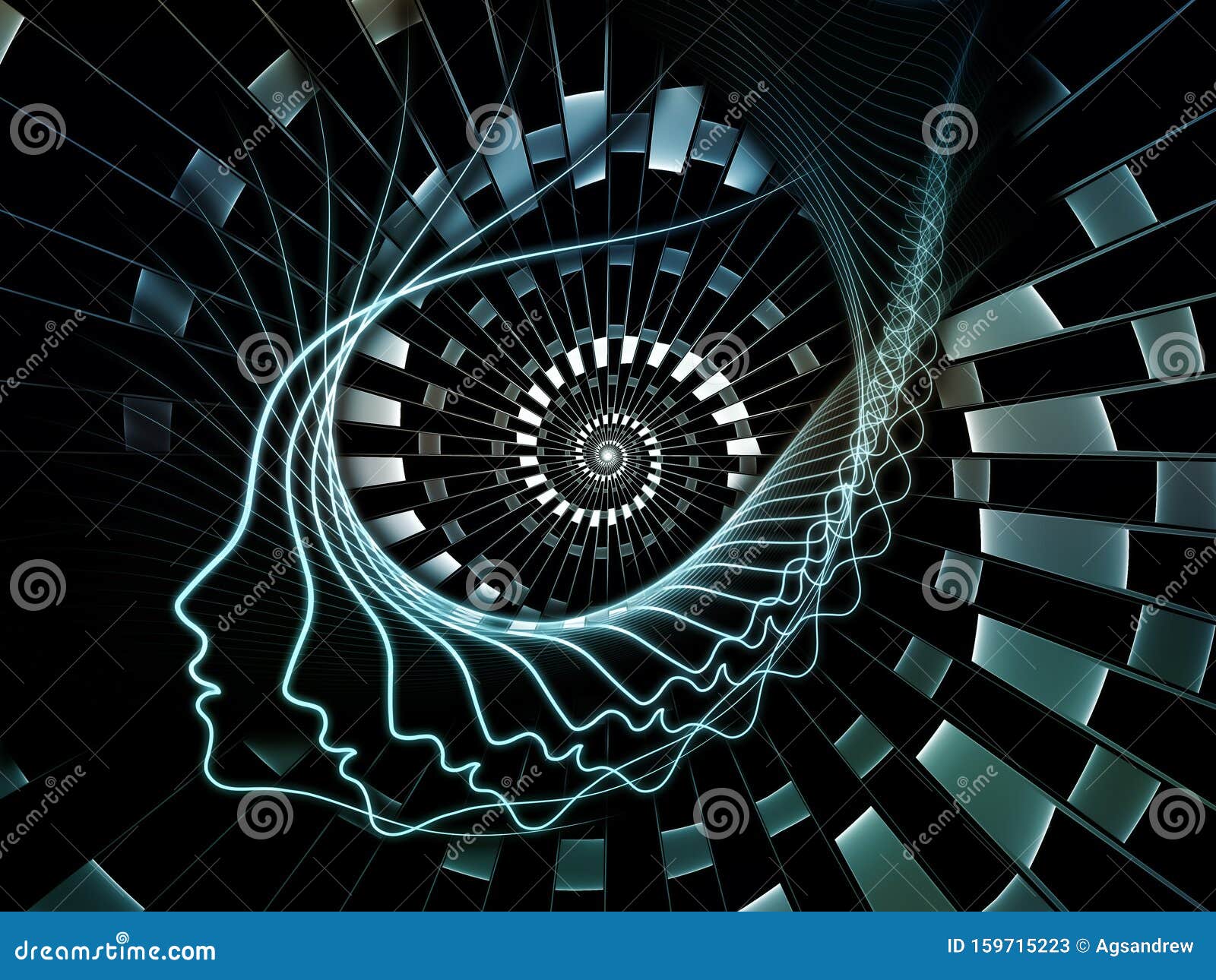 Mind Paths stock illustration. Illustration of communication - 159715223