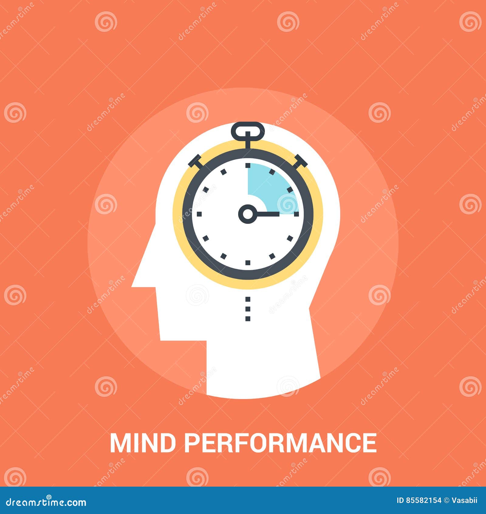 Mind Performance Icon Concept Stock Vector - Illustration of design ...