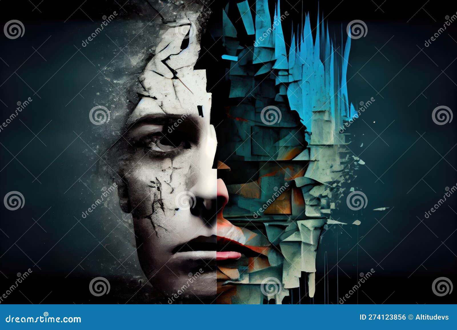 The Mind of a Person with Schizophrenia, Broken into Separate Layers ...