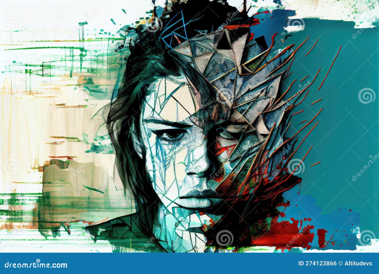 The Mind of a Person with Schizophrenia, Broken into Separate Layers ...