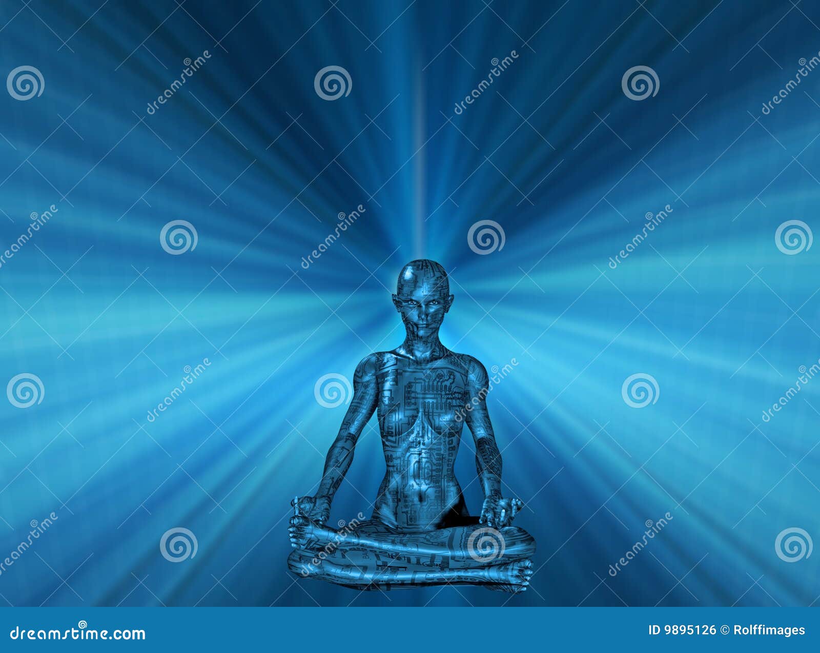 Mind Power stock illustration. Illustration of clone, conceptual - 9895126