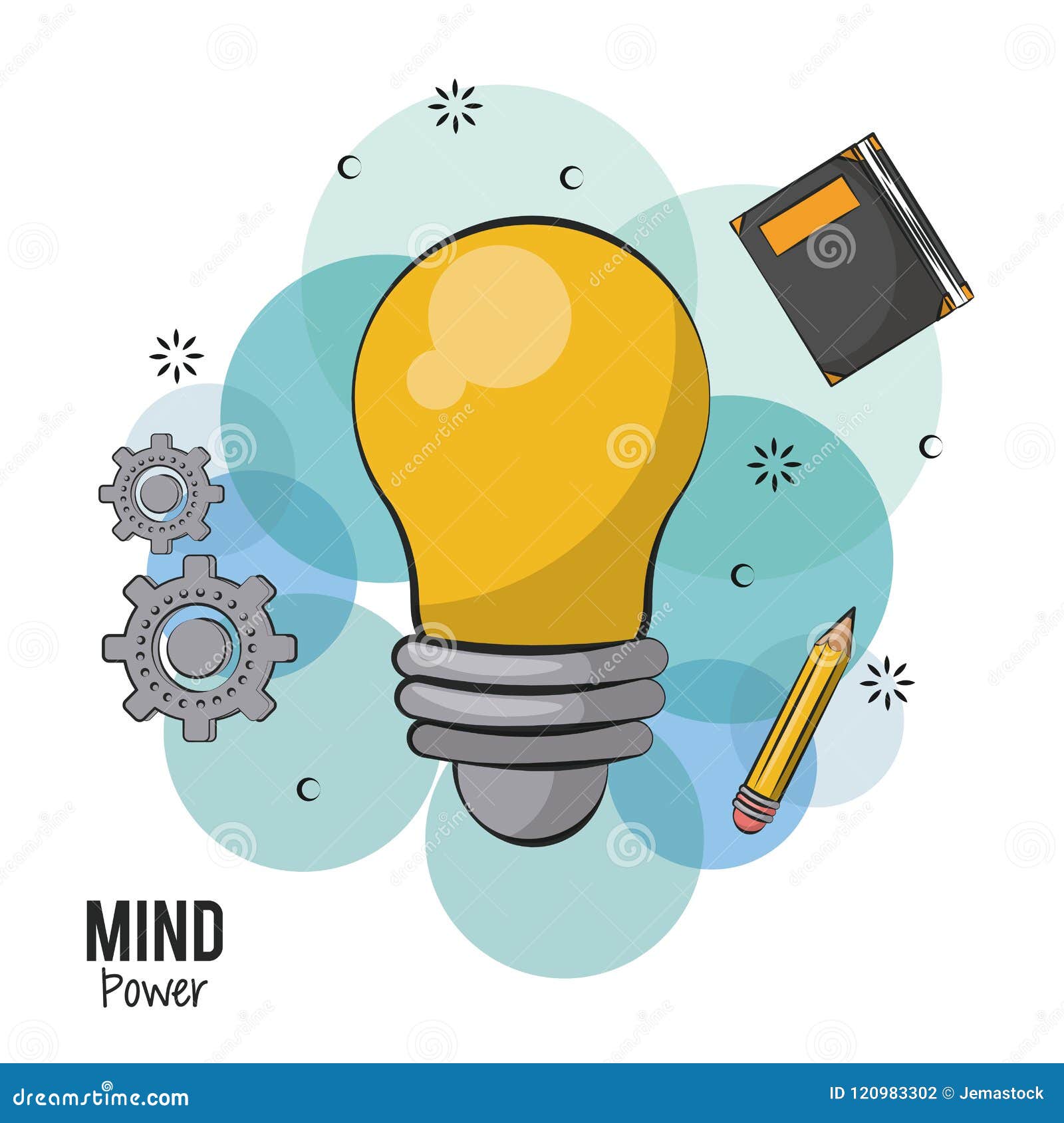 Mind power and brain stock vector. Illustration of abstract - 120983302