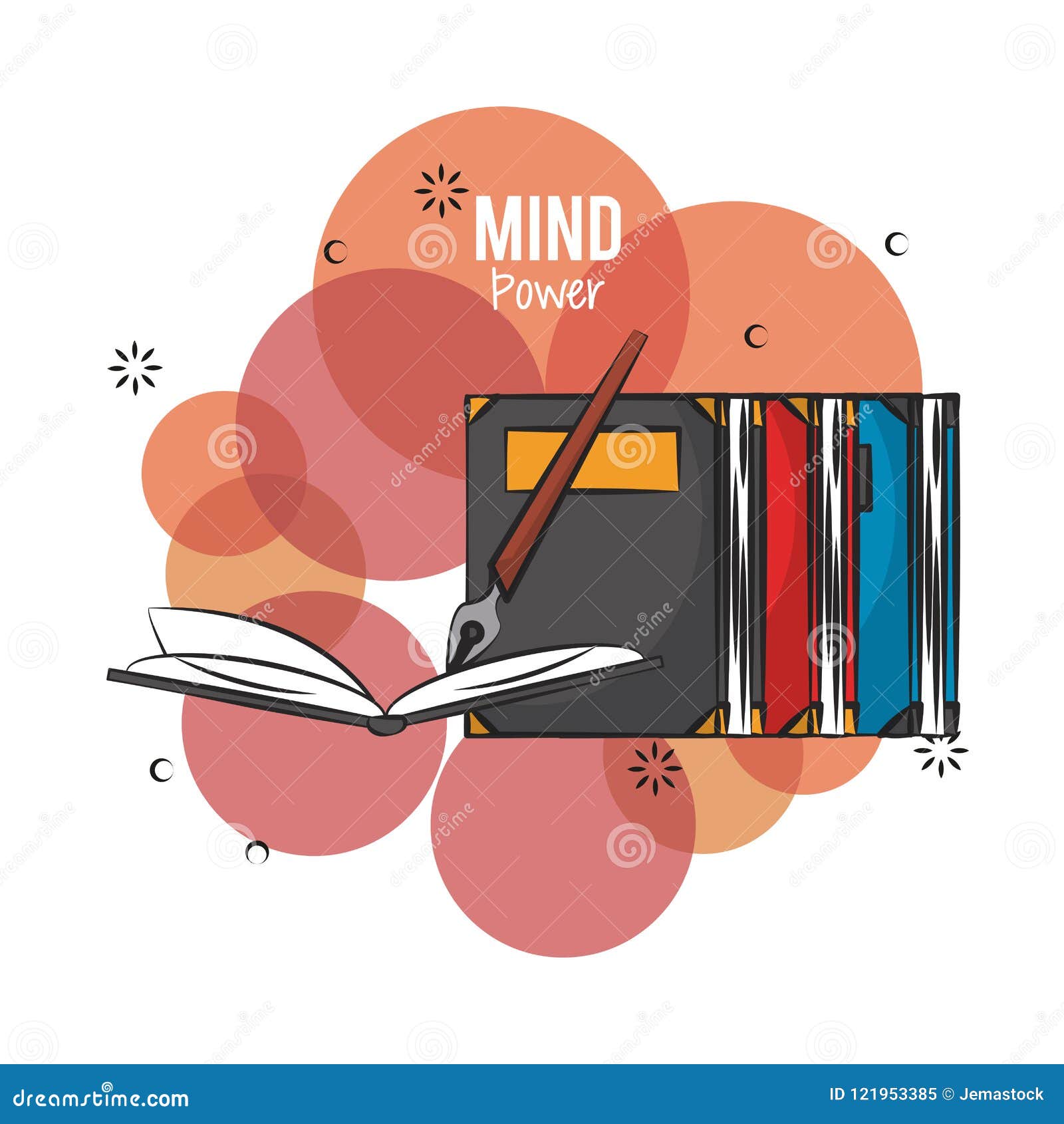 Mind power concept stock vector. Illustration of organ - 121953385