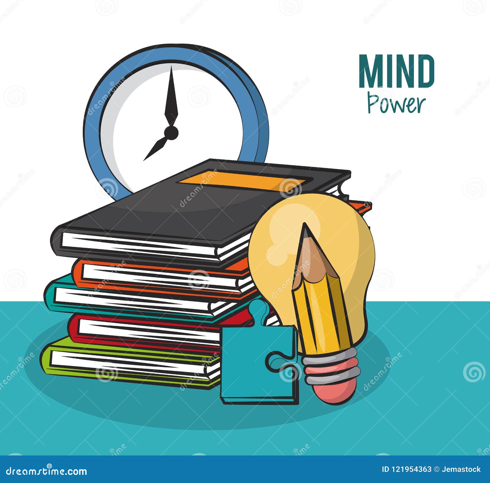 Mind power concept stock vector. Illustration of memory - 121954363