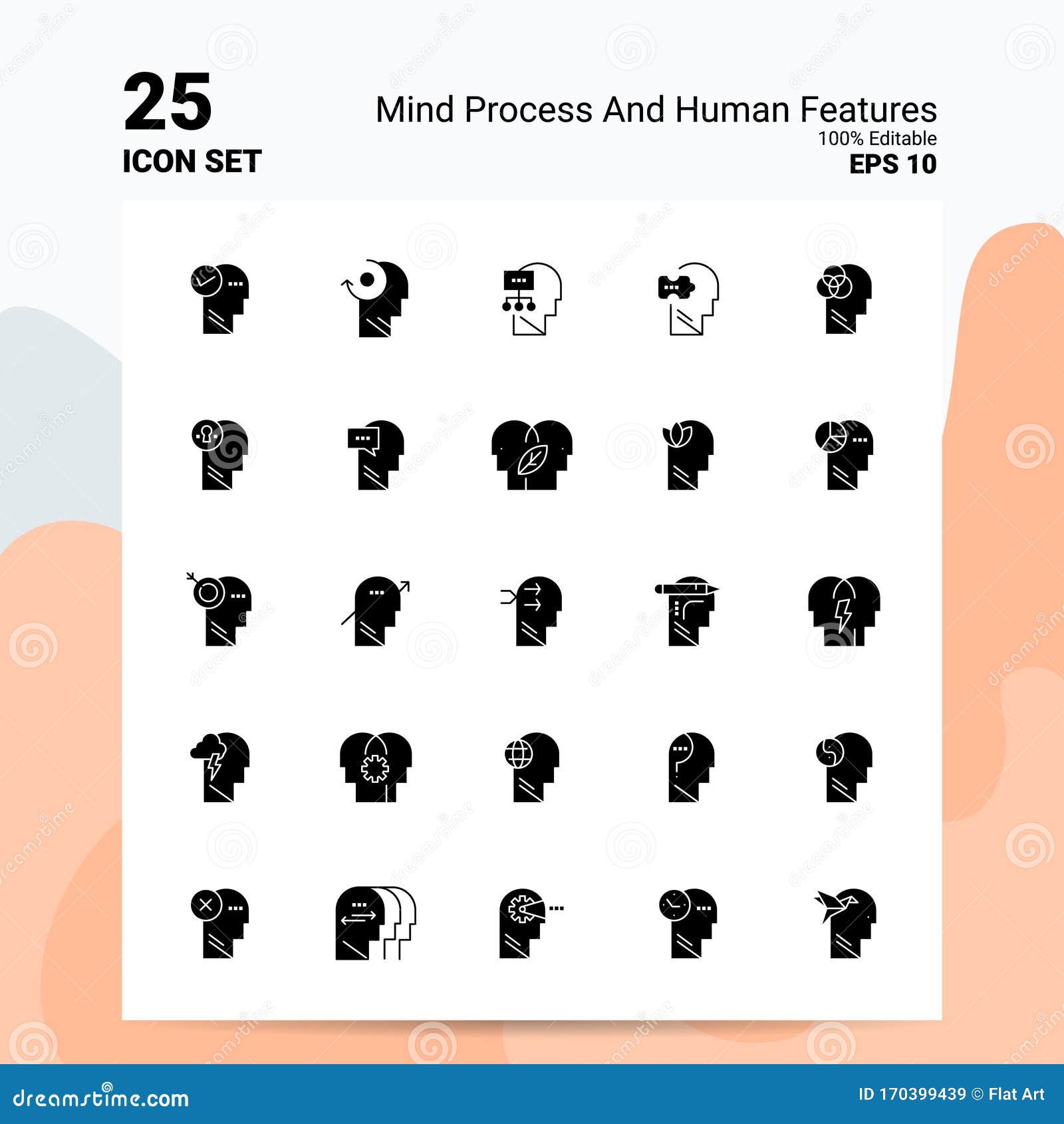 Editable Mind Map Vector Illustration | CartoonDealer.com #215275918