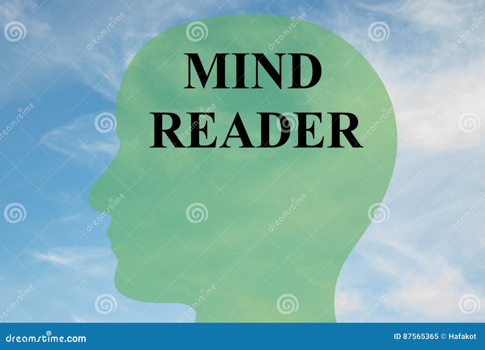 Mind Reader concept stock illustration. Illustration of memory - 87565365