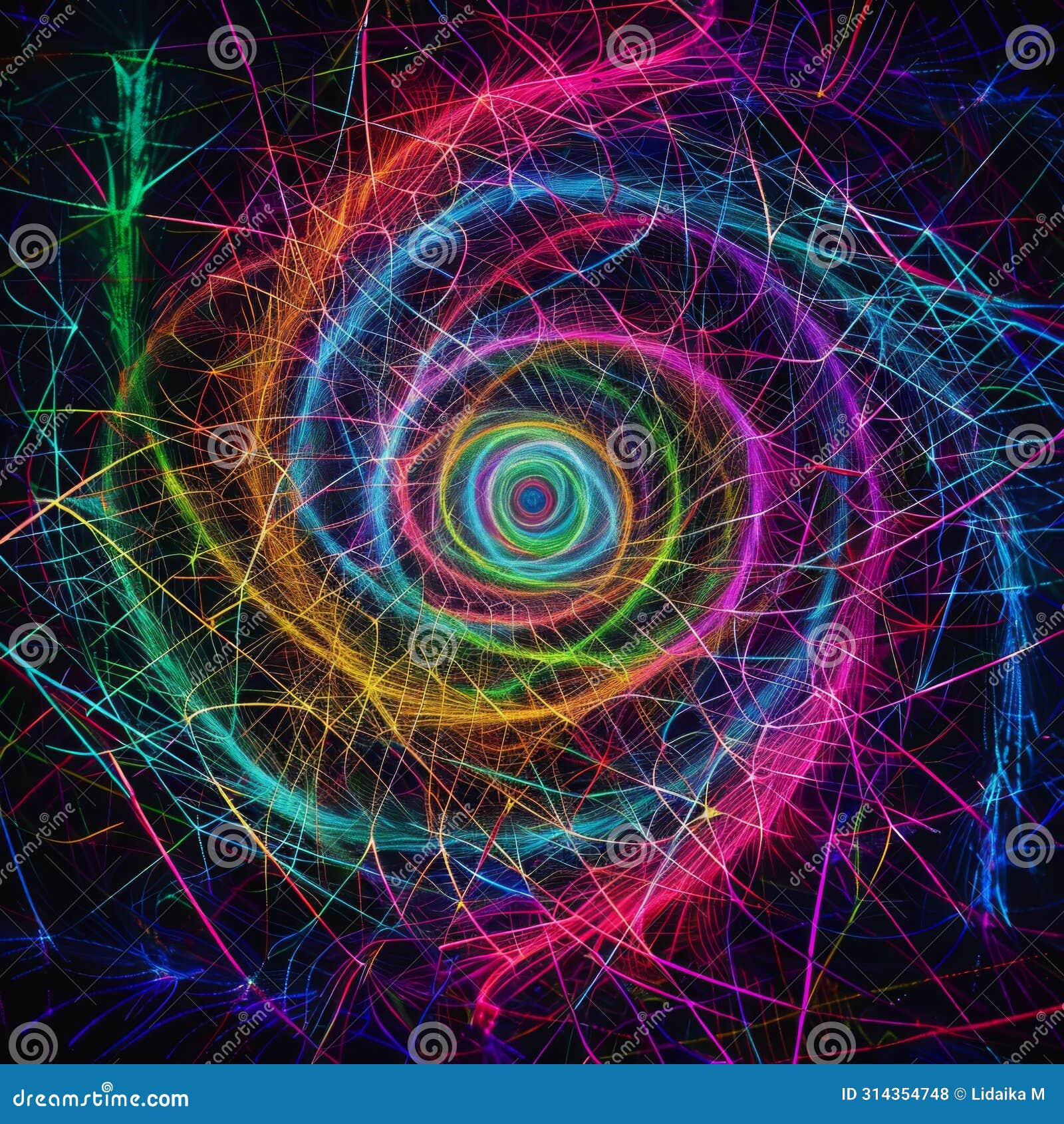 Mind S Labyrinth: the Vortex of Consciousness Stock Photo - Image of ...