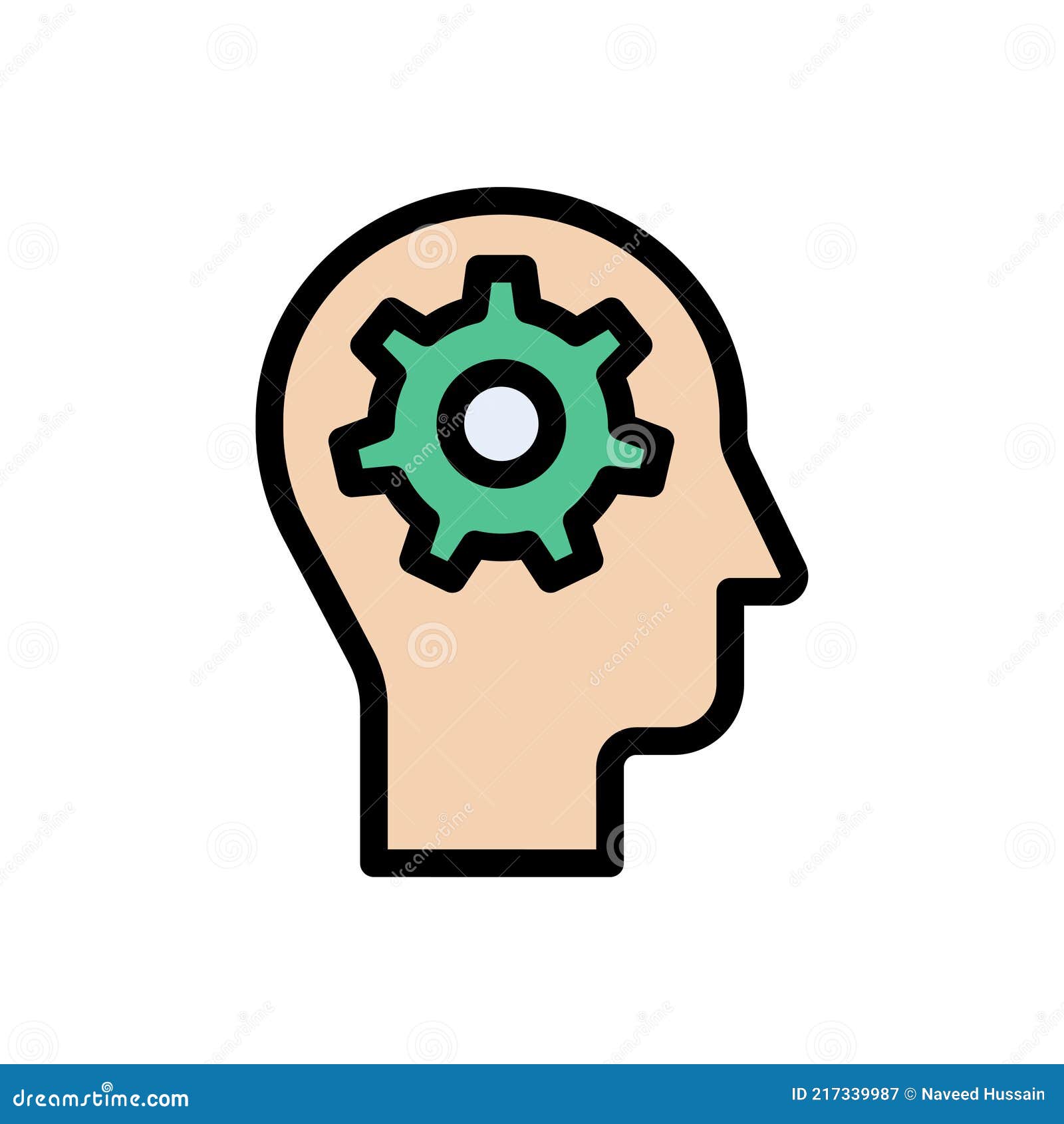 Mind setting stock vector. Illustration of element, mind - 217339987