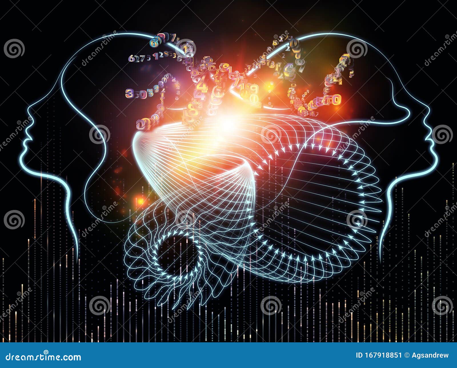 Mind Share stock illustration. Illustration of creativity - 167918851