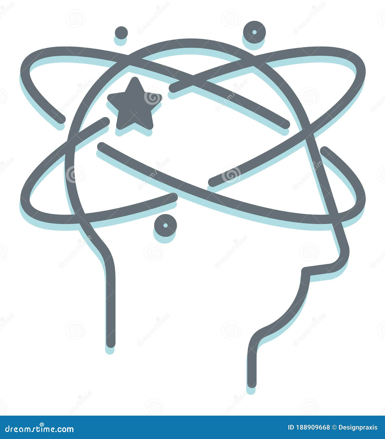 Mind State - Confusion - Icon Stock Vector - Illustration of internal ...