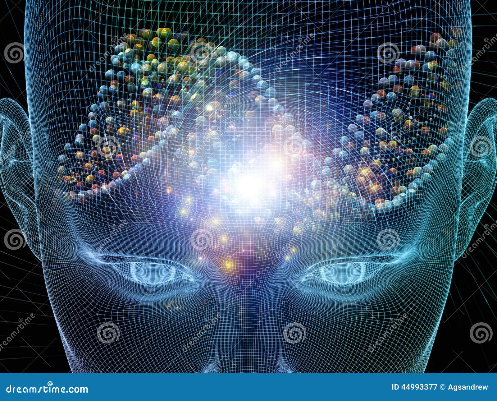 Mind Stream stock illustration. Illustration of composition - 44993377