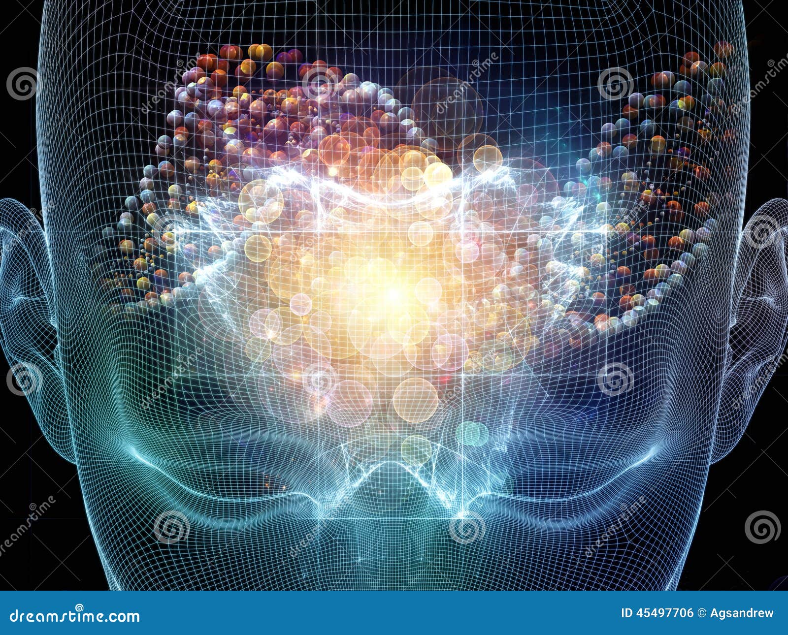 Mind Stream stock illustration. Illustration of creativity - 45497706