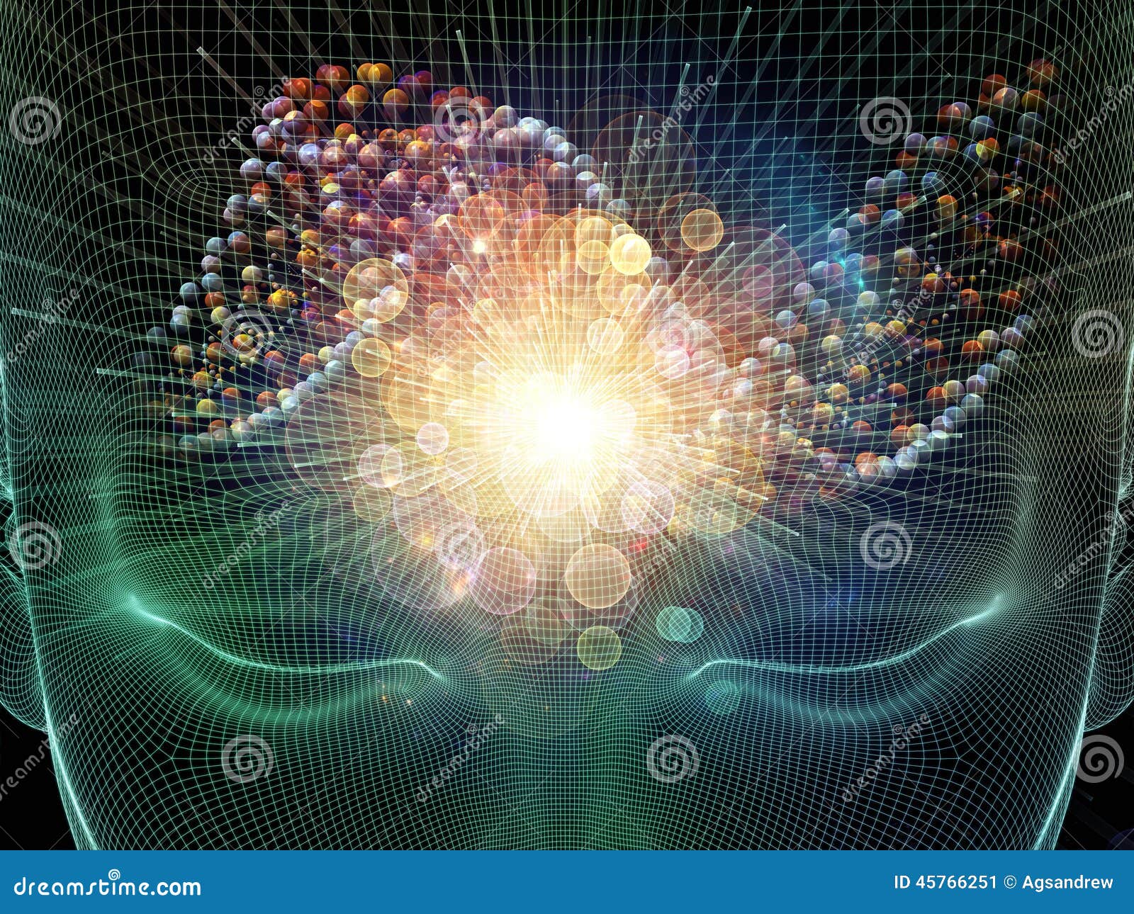 Mind Stream stock illustration. Illustration of metaphysical - 45766251