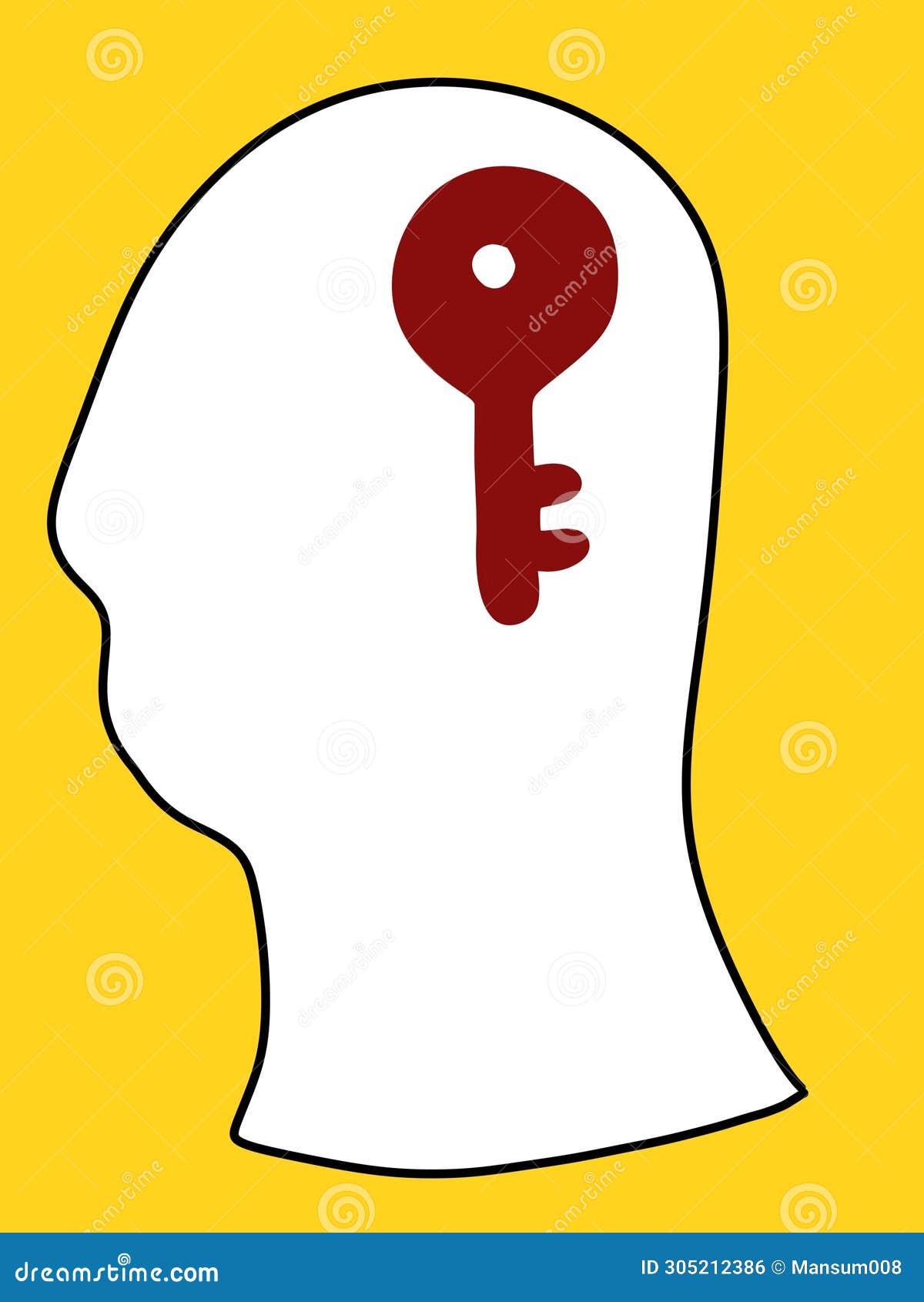 Mind Thinking Illustration Icon Design Stock Illustration ...