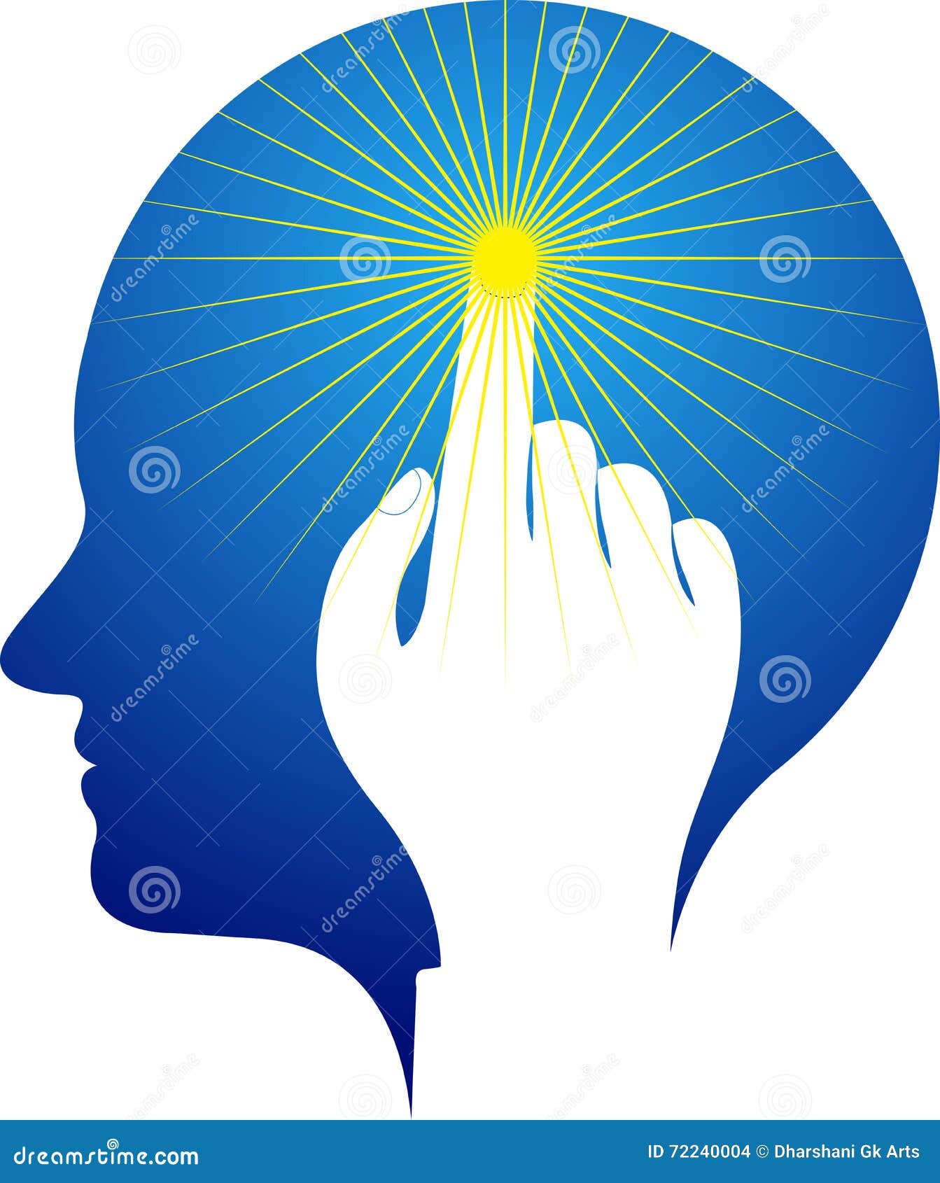 Mind thinking logo stock vector. Illustration of human - 72240004