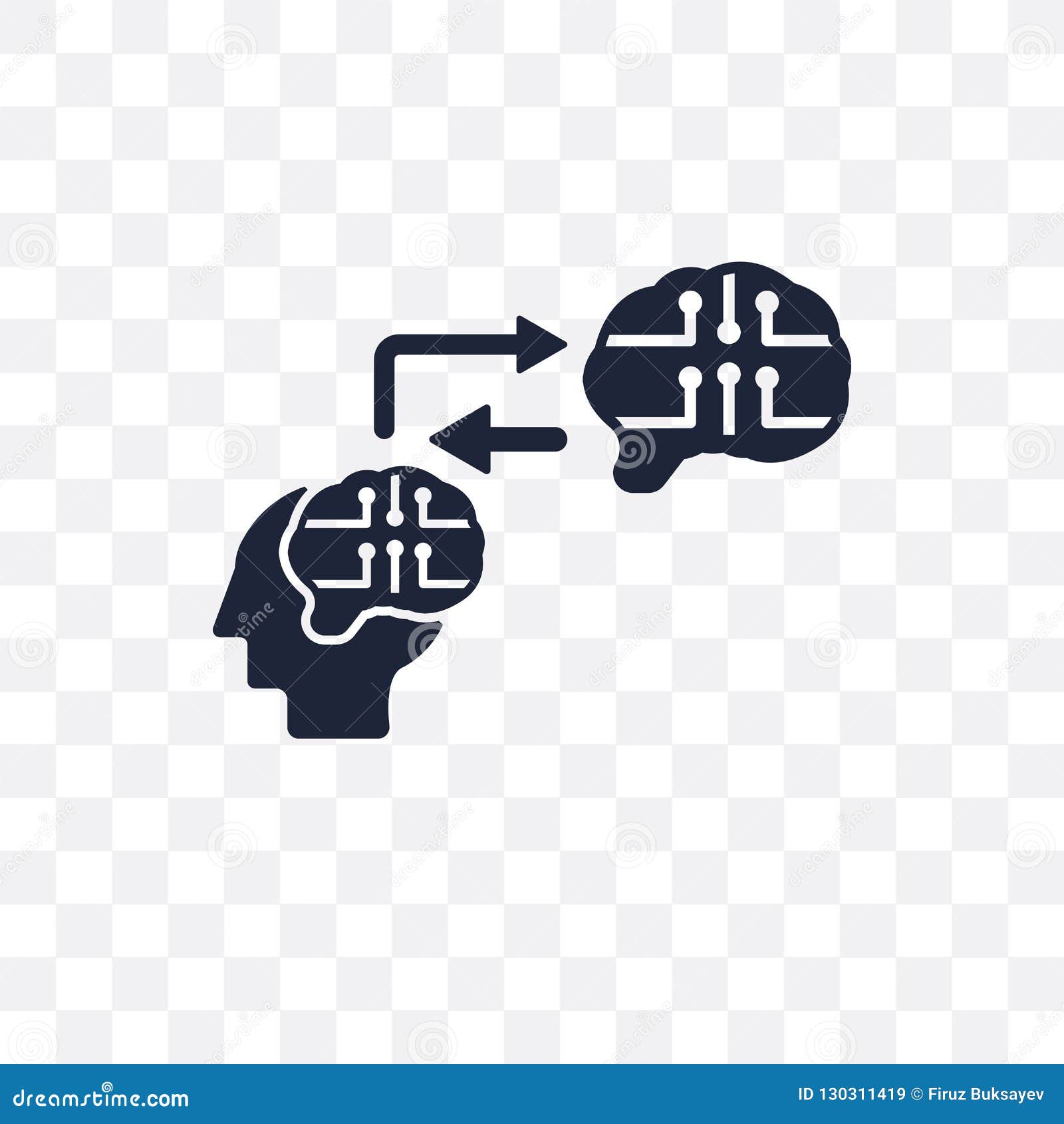 Mind Transfer Transparent Icon. Mind Transfer Symbol Design from Stock ...