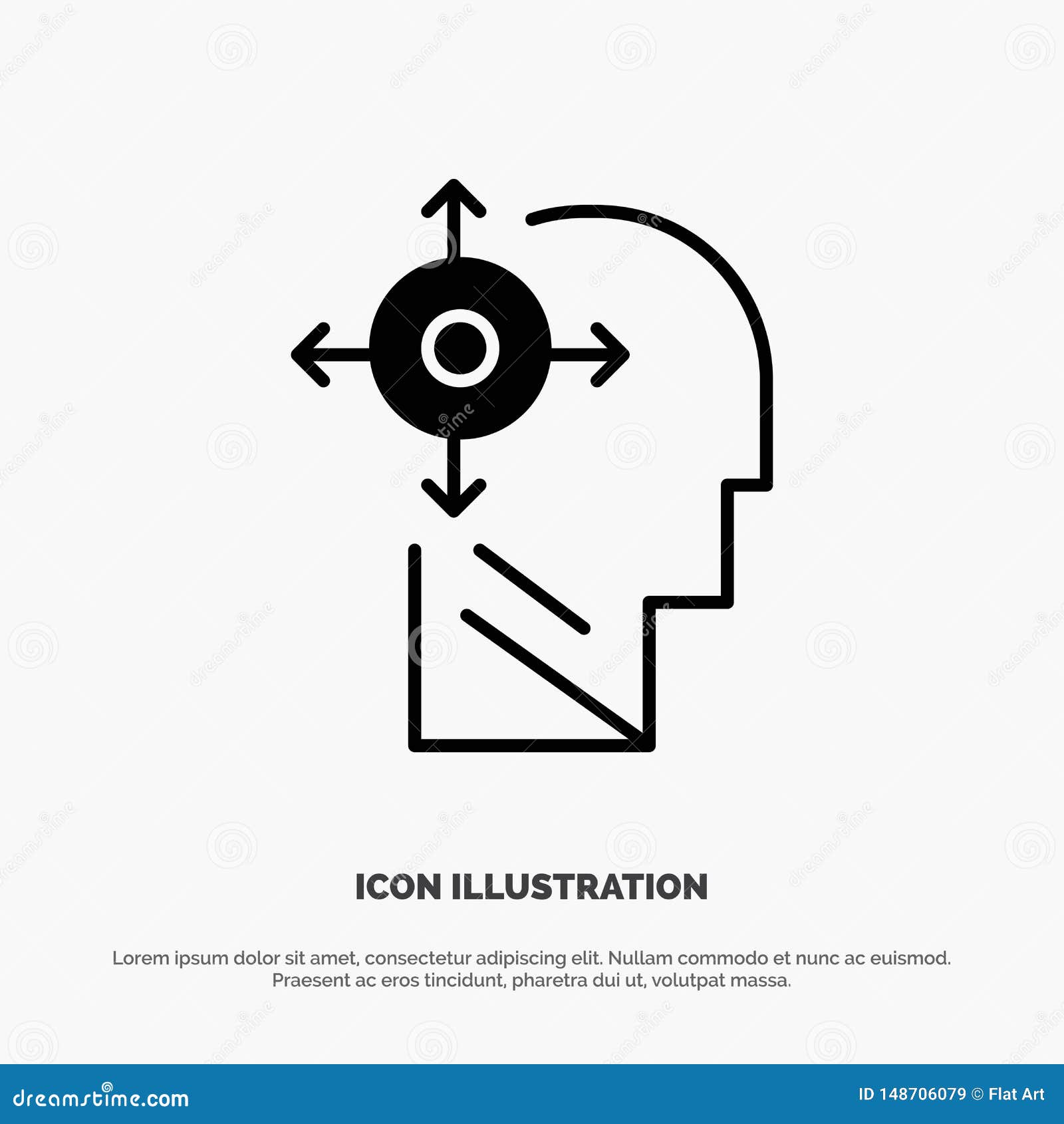 Mind, Transform, Yourself, Head Solid Glyph Icon Vector Stock Vector ...