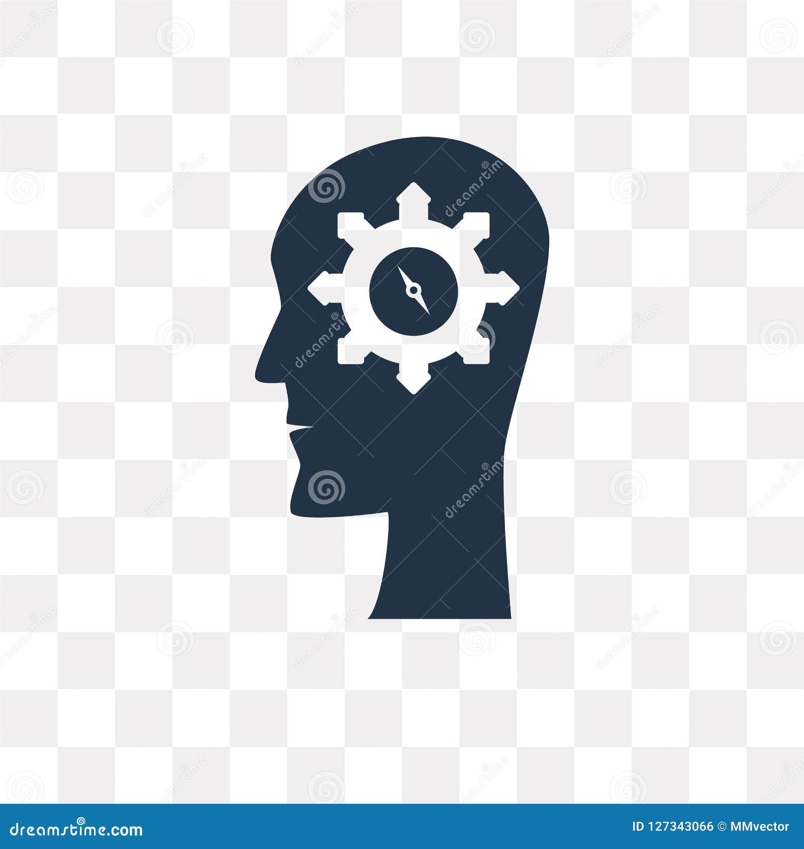 Mind Vector Icon Isolated on Transparent Background, Mind Trans Stock ...
