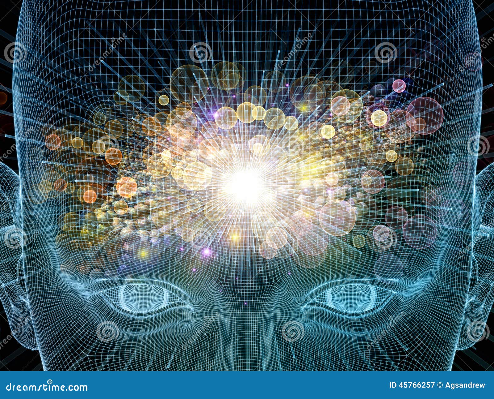 Mind Waves stock illustration. Illustration of brain - 45766257