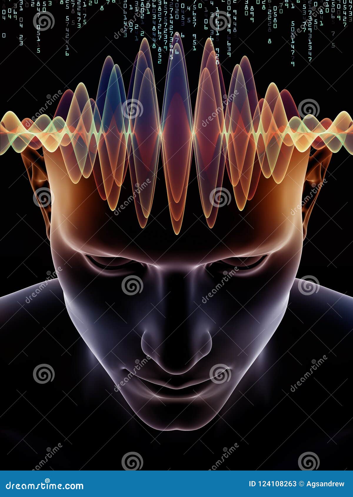 Secrets of Human Mind stock illustration. Illustration of mental ...