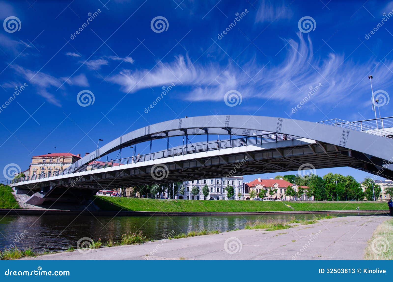 Mindaugas Bridge stock image. Image of lietuva, vilnius - 32503813