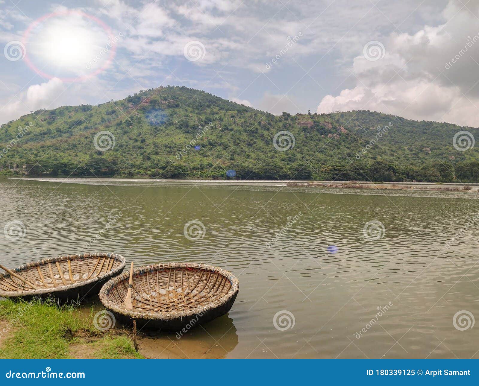 Beauty of River Kaveri of Karnataka Stock Image - Image of beauty ...