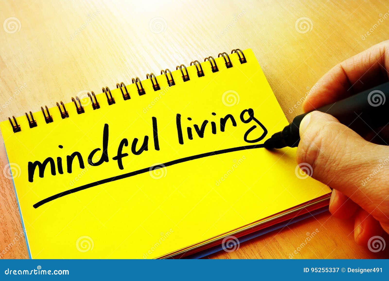 Mindful living. stock image. Image of mindful, harmony - 95255337
