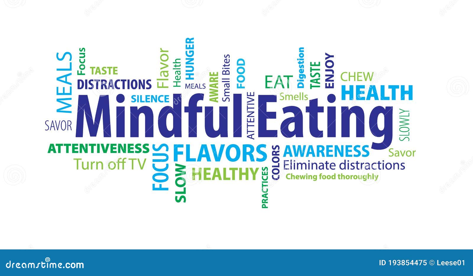 Mindful Eating Cartoon Vector | CartoonDealer.com #207466215