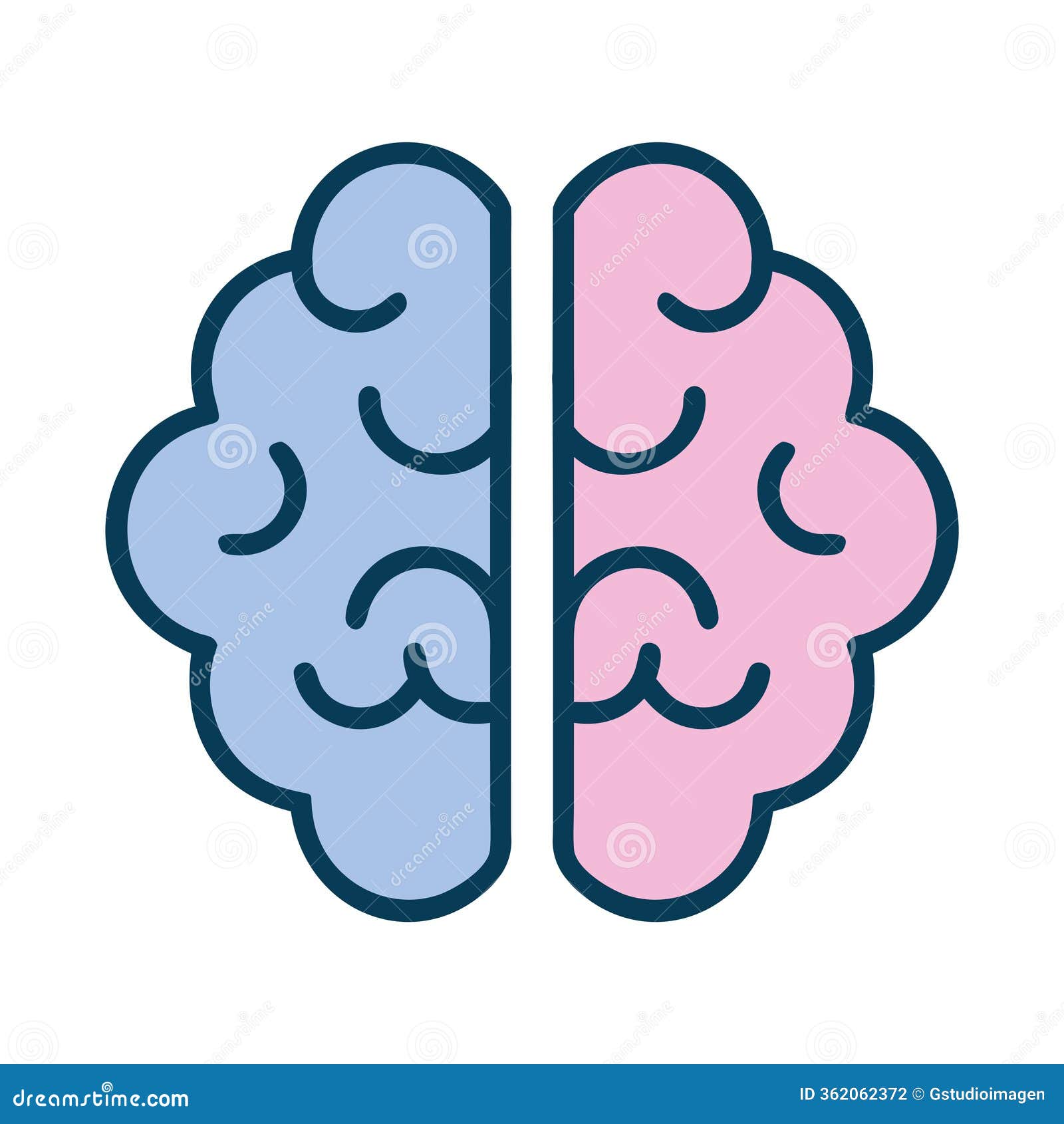 Mindfulness Meditation Brain Icon Stock Vector - Illustration of ...