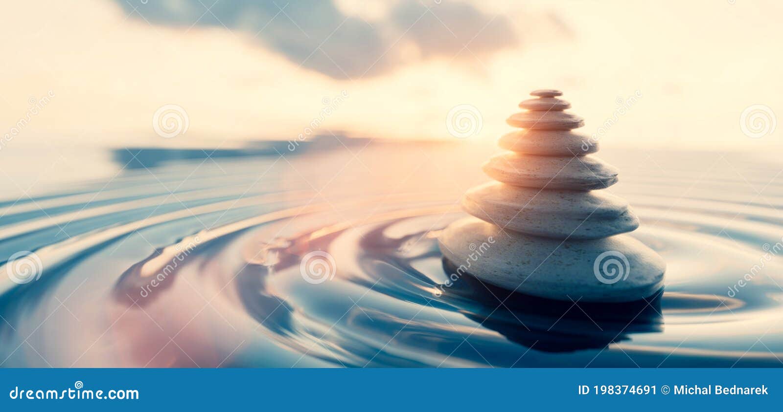 Mindfulness and Meditation Zen Rocks on Water Stock Illustration ... Mindfulness and Meditation Zen Rocks on Water Stock Illustration ...