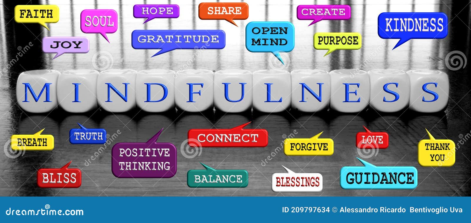 Mindfulness - Mindset Concept Stock Photo - Image of happiness ...