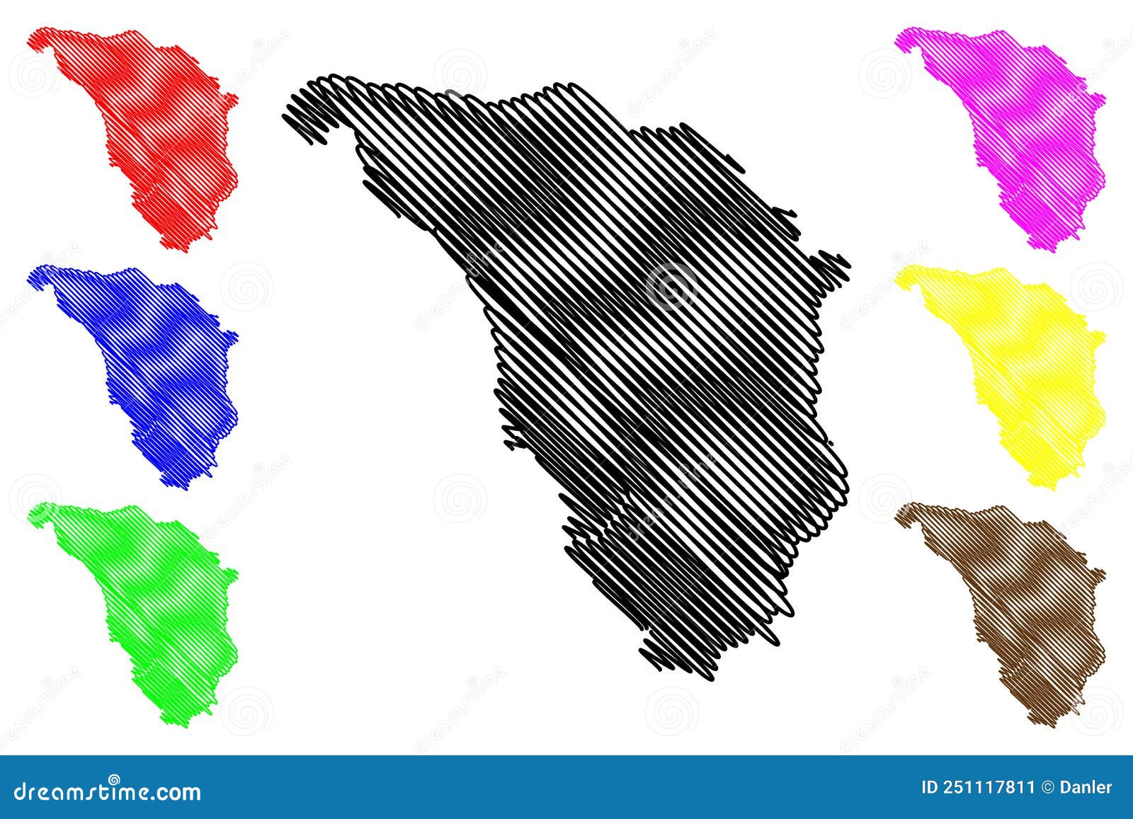 Mindoro Island Southeast Asia, Republic of the Philippines Map Vector ...