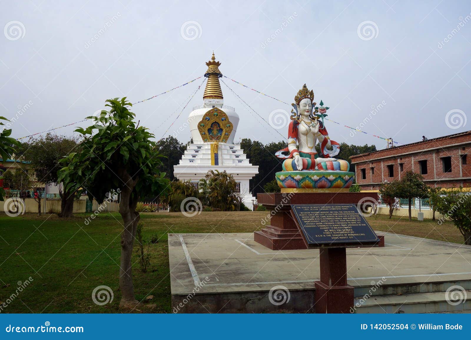 Mindrolling Monastery Buddhist Center Haridwar Stock Photo - Image of ...