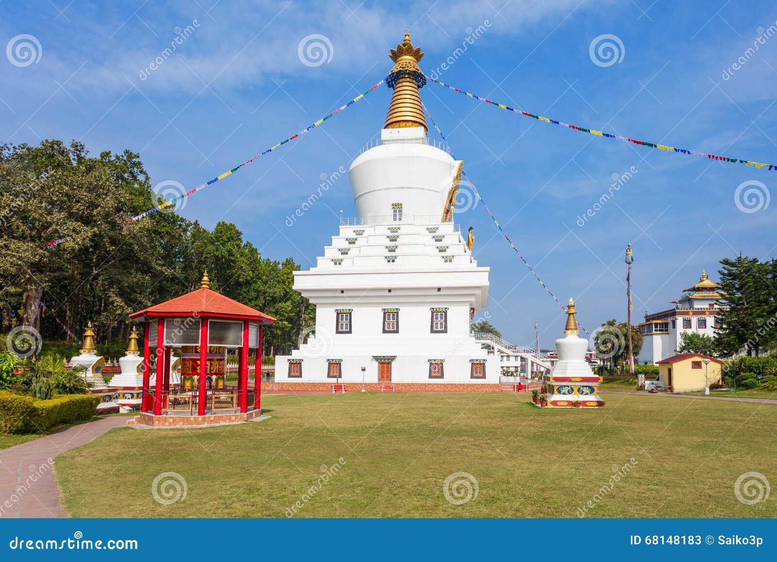 Mindrolling Monastery, Dehradun Stock Image - Image of gompa, ancient ...
