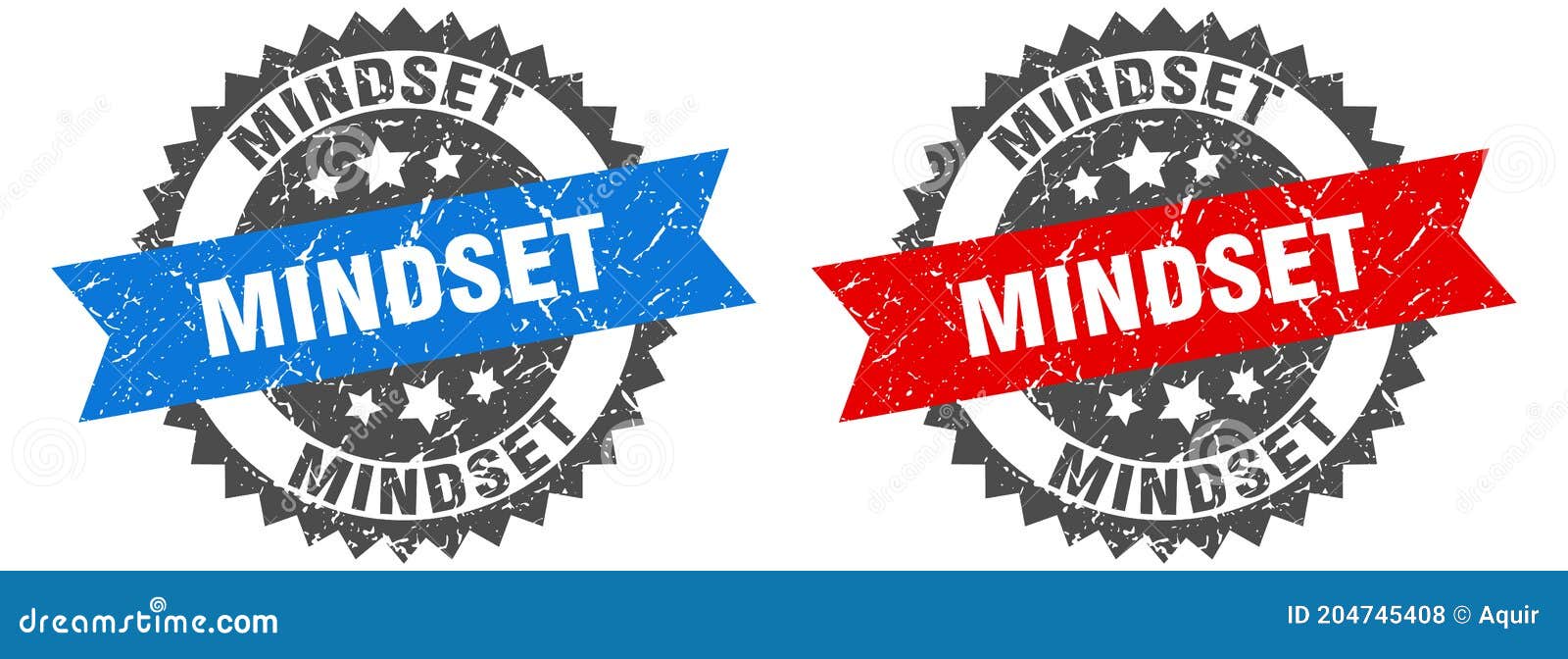 Mindset Band Sign. Mindset Grunge Stamp Set Stock Vector - Illustration ...