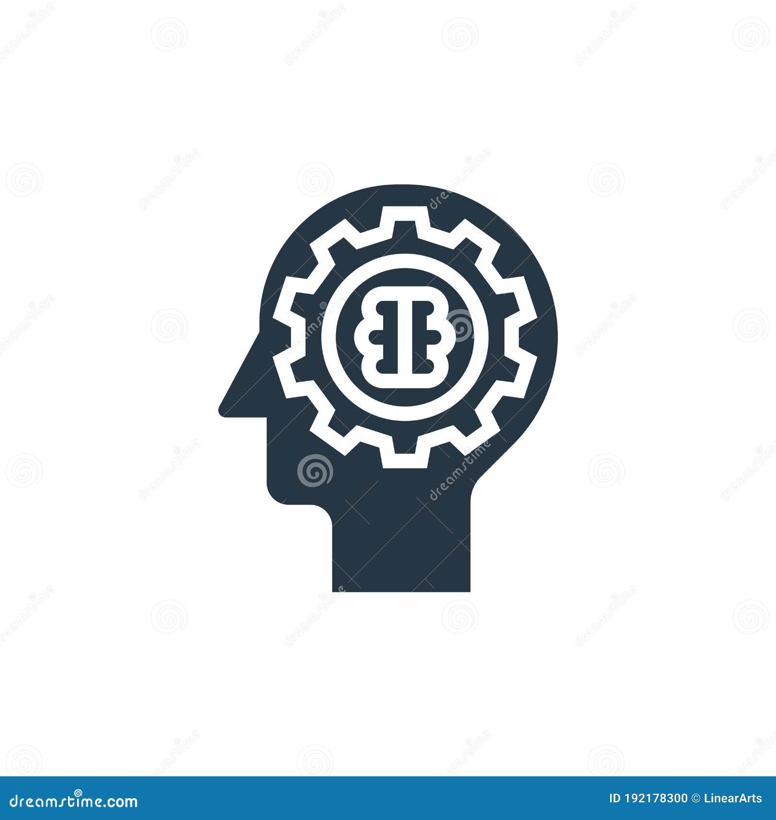Mindset Icon Vector from Business Model Canvas Concept. Thin Line ...