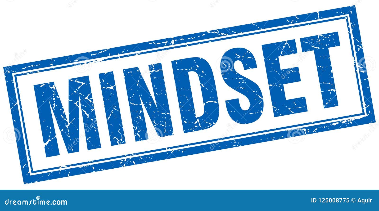 Mindset stamp stock vector. Illustration of isolated - 125008775