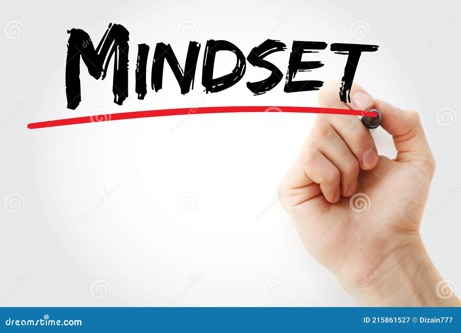 Mindset Text with Marker, Business Concept Stock Image - Image of ...