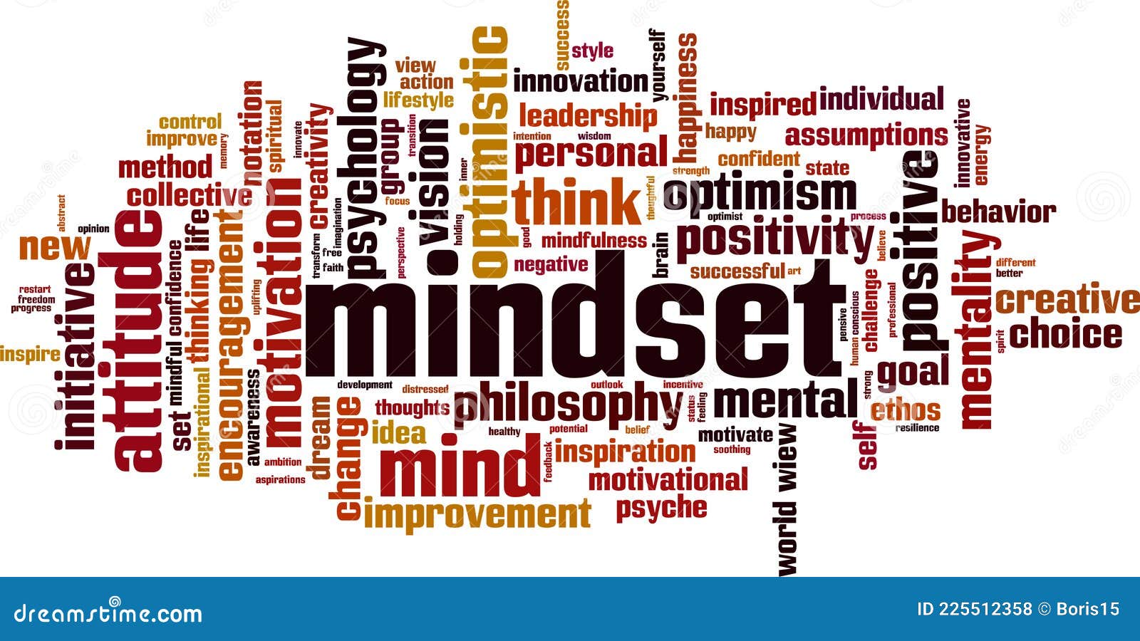 Mindset - Word On Wooden Block Royalty-Free Illustration ...