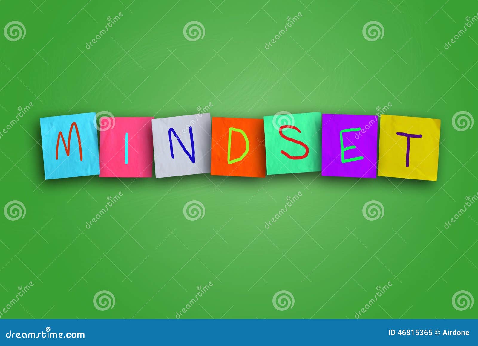 Mindset stock illustration. Illustration of improvement - 46815365