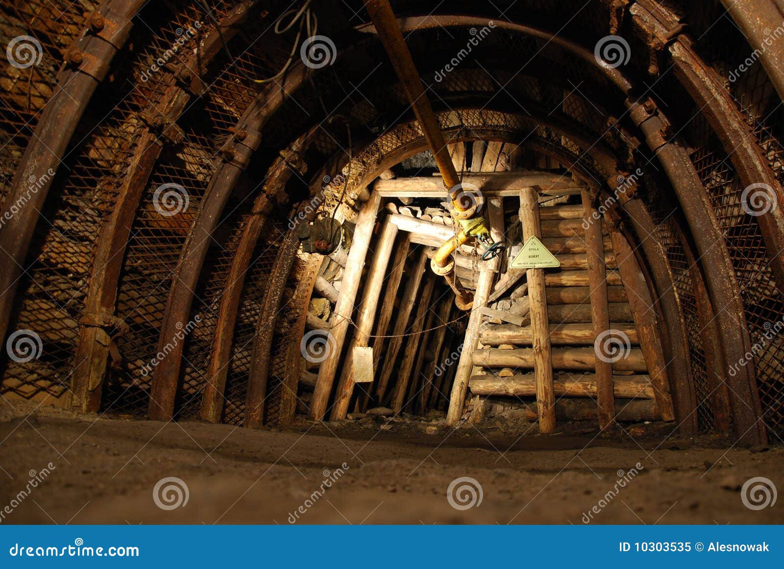 Mine stock image. Image of buttress, industrial, hard - 10303535