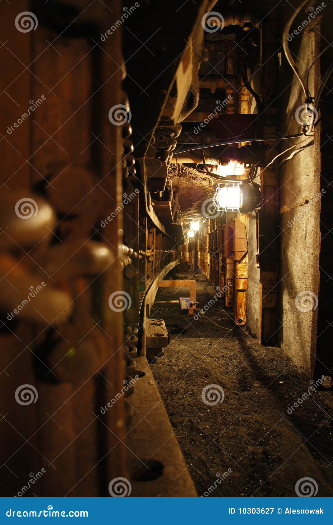 Mine stock image. Image of mining, gallery, mineral, nailing - 10303627