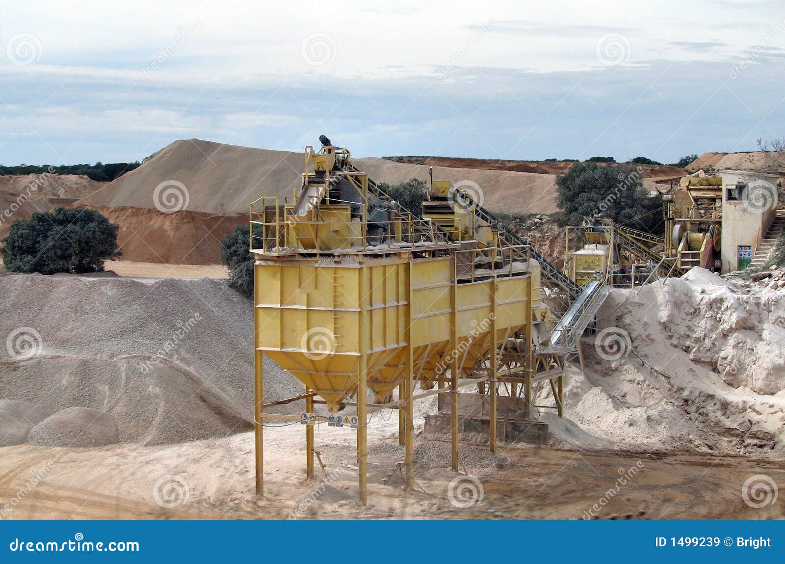 Mine stock image. Image of granite, sand, industry, factory - 1499239