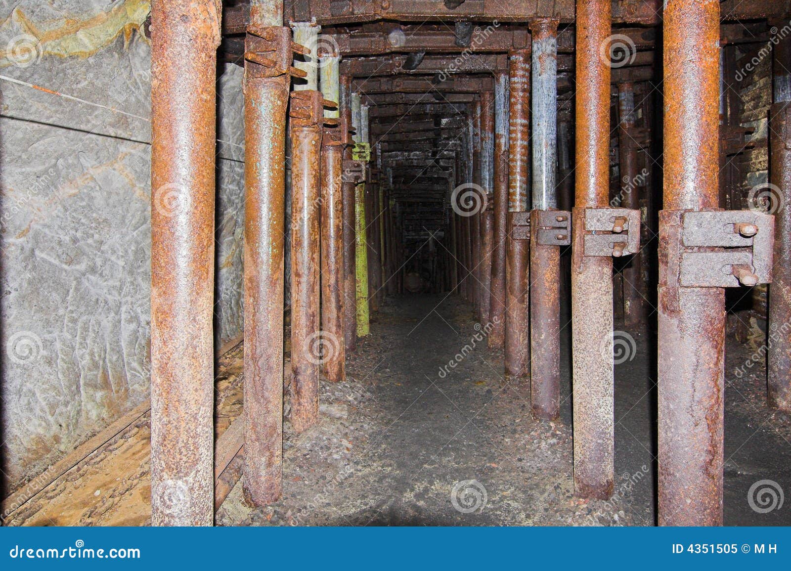 Mine stock image. Image of wall, scaffold, cellar, carbon - 4351505