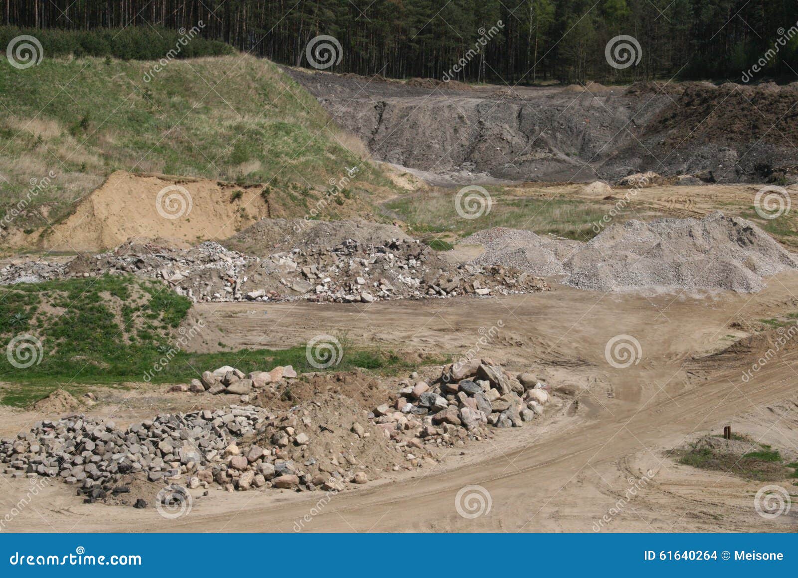 Mine aggregates stock photo. Image of sand, environmental - 61640264
