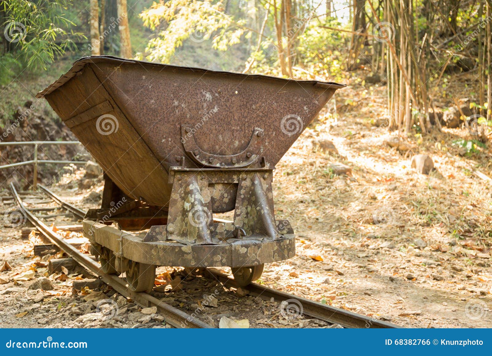 Mine cart stock photo. Image of rust, museum, metal, transportation ...