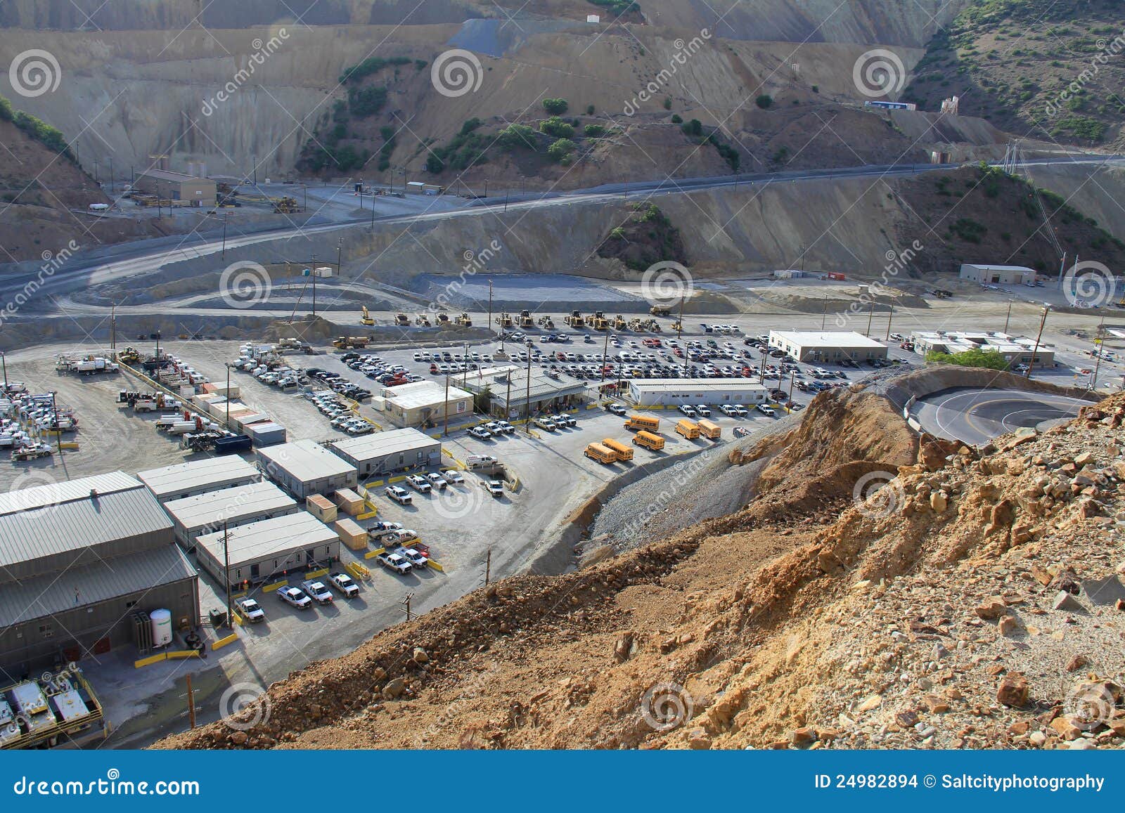 Mine City editorial stock image. Image of open, copper - 24982894