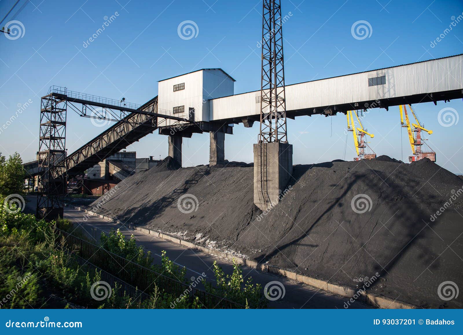 Mine for Coal Mining in Ukrain Stock Image - Image of development ...