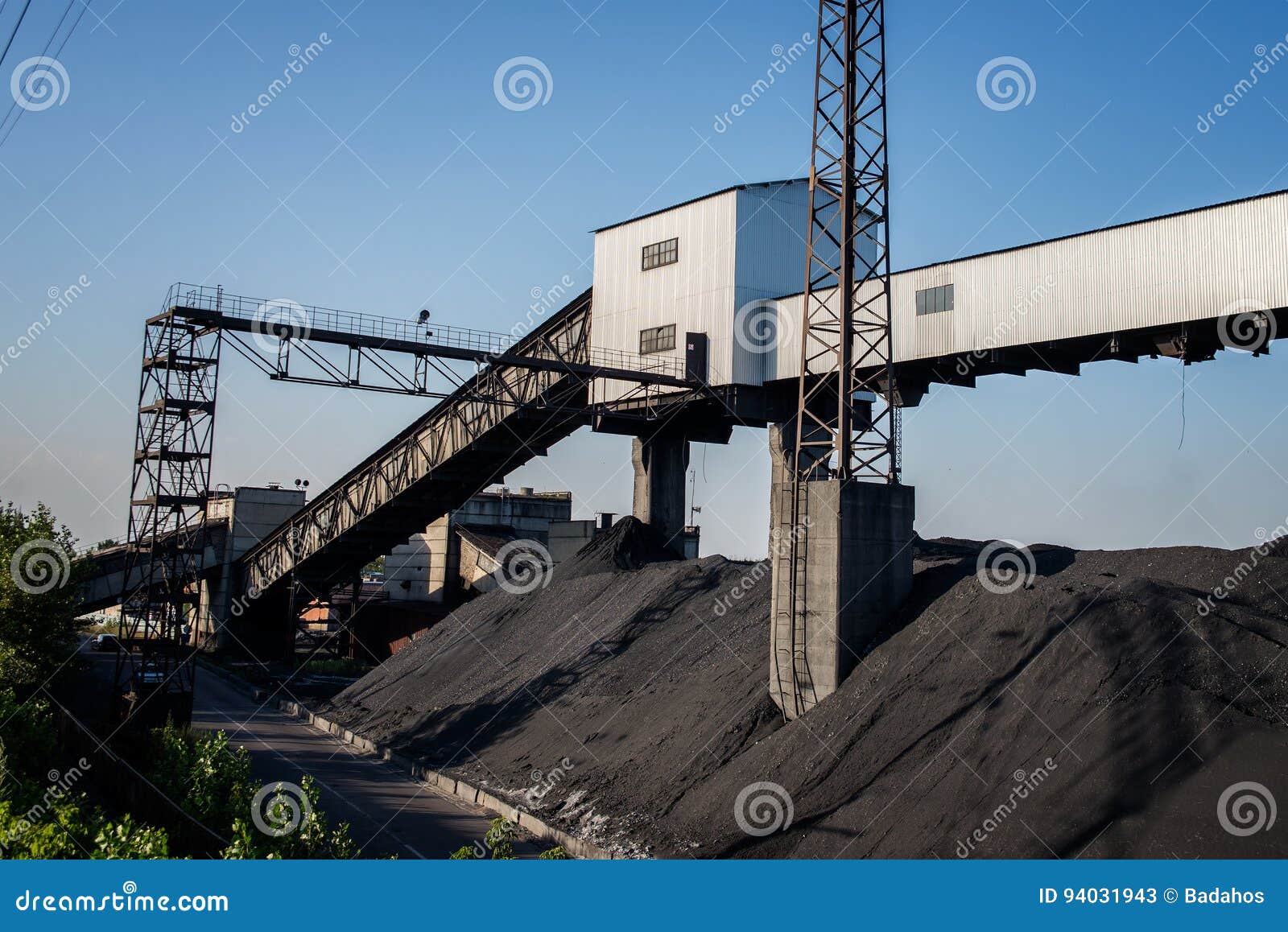 Mine for coal stock image. Image of engineering, generation - 94031943