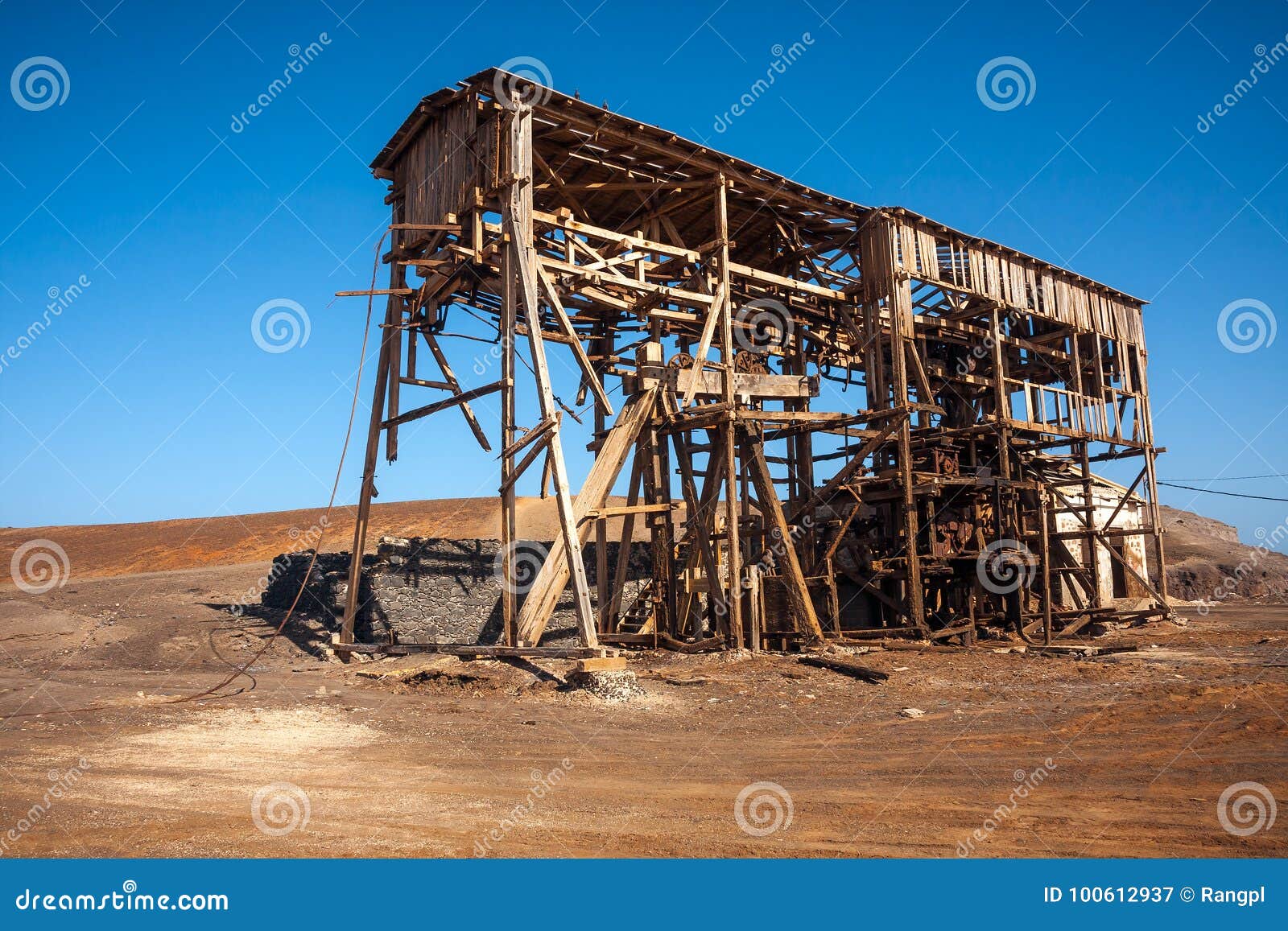 Mine De Sel De Pedra De Lume, Cap Vert Image stock - Image du moteur ...